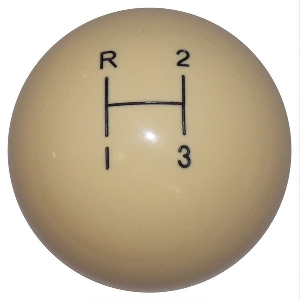3 Speed Ivory Shift Knob