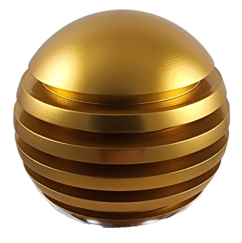 Gold Ring Style Grooved Aluminum Shift Knob – Twisted ShifterZ