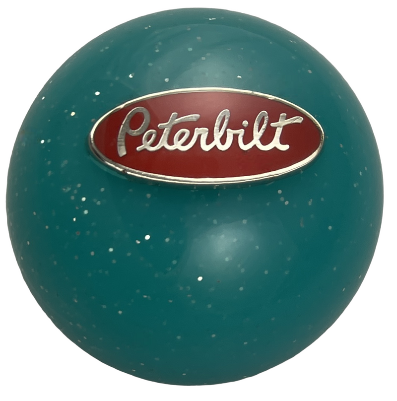 Teal Glitter Peterbilt Shift Knob – Twisted ShifterZ