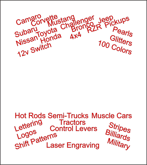 Custom-Made Shift Knobs | Twisted Shifterz Custom Gear Knobs